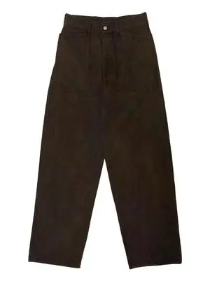 TAIGA TAKAHASHI Mud Cotton M-35 Trousers - Brown