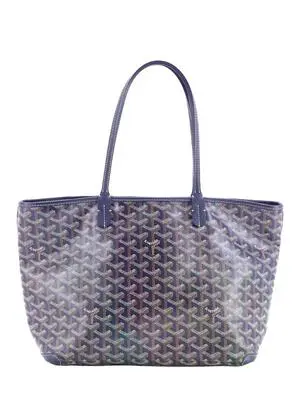Goyard Artois Tote Coated Canvas Mm Shoulder Bag - Blue