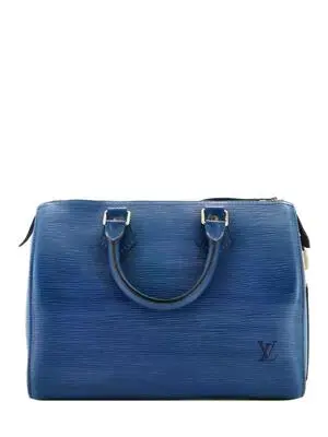 LOUIS VUITTON Speedy Satchel Epi Leather 25 - Blue