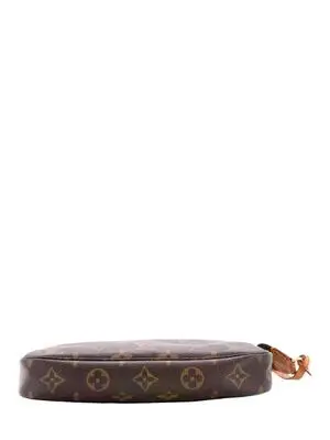 LOUIS VUITTON Monogram Canvas Pochette Accessoires Nm Clutch Bag - Brown