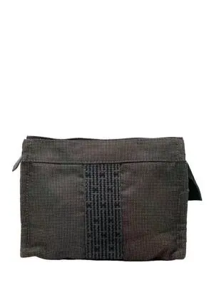 Hermès Herline Canvas Pouch - Grey