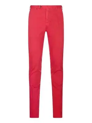 PT TORINO Slim-fit Chino Trousers - Red