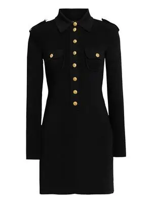 TOM FORD TOM FORD Stretch-Knit Mini Shirt Dress
