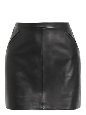 TOM FORD Leather Mini Skirt - Black