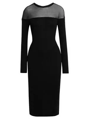 TOM FORD Cashmere And Silk-blend Midi Dress - Black