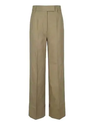 Thom Browne Rwb Stripe Wide-leg Trousers - Neutrals