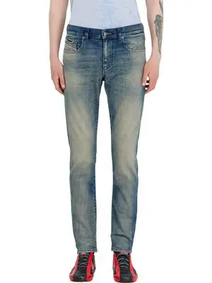 DIESEL® D-strukt Slim Jeans With Regular Waist - Blue