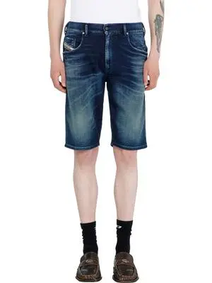 DIESEL® Slim Fit Joggjeans Chino Shorts - Blue