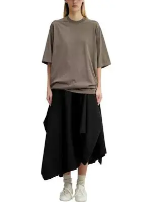 Rick Owens Jumbo Ss Oversized Crew-neck T-shirt - Brown