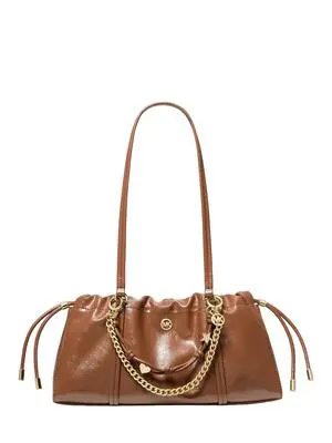 Michael Kors Matilda Small Cinched Shoulder Bag - Brown