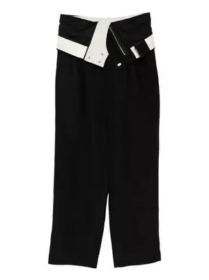 BED J.W. FORD Two Waists Trousers - Black