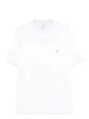 Brunello Cucinelli Brunello Cucinelli Men T-Shirt With Faux-Layering Multicolor