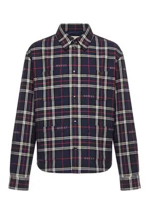 Gucci Checked Cotton Jacket - Multicolor