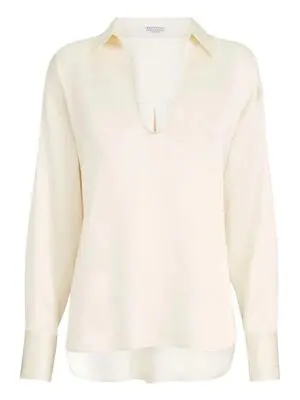 Brunello Cucinelli Silk Blouse - Multicolor