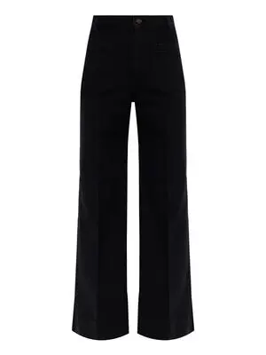Victoria Beckham High-waisted Flared Leg Jeans - Black