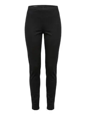 Gucci Stretch Silk Faille Leggings - Black