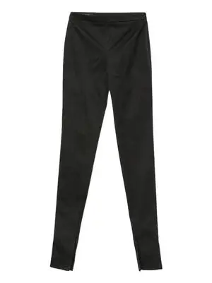 Gucci Stretch Silk Faille Leggings - Black