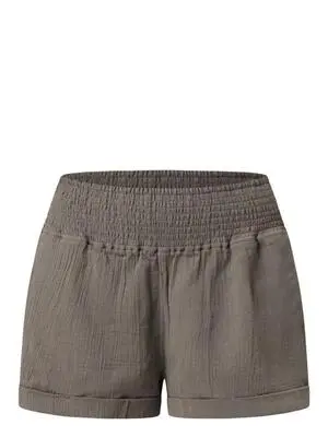 KNOWN SUPPLY Organic Cotton Gauze Shorts - Grey