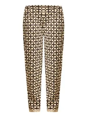 KNOWN SUPPLY Known Supply Organic Cotton Mid Rise Sequoia Eucalyptus Check Pants