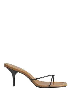 REFORMATION Cooper Heeled Sandal - Black