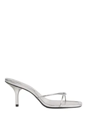 REFORMATION Reformation Cooper Heeled Sandal Silver