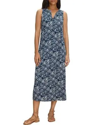 NIC+ZOE Cora Midi Dress - Indigo Multi