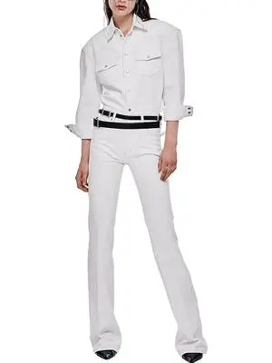 L'EMIUNE 0 Straight Leg Jeans - Ow