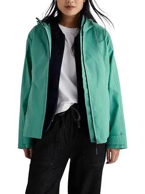SEASALT CORNWALL Waterway Waterproof Coat - Sage Leaf