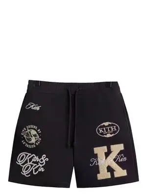Kith Emery Logo-detail Shorts - Black