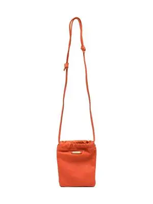 CATERINA LUCCHI Eva Leather Crossbody Bag - Orange