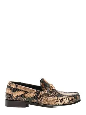 Versace Medusa Biggie Loafers - Brown