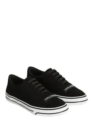 Dolce & Gabbana Dg Sailing Canvas Sneakers - Black