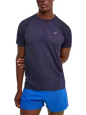 Asics Perforated Detail Raglan Sleeve T-shirt - Blue