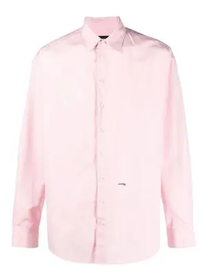 Dsquared2 Printed Long-sleeved Shirt - Pink