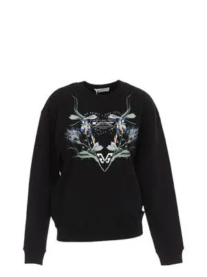 Givenchy Pattern Printed Hoodie - Black