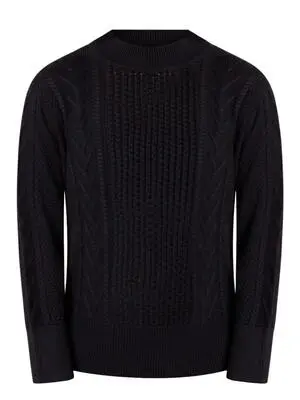 KNOWN SUPPLY Dallas Mock Neck Sweater - Black
