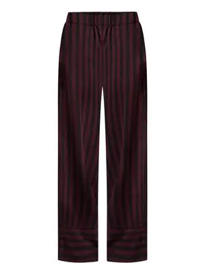 KNOWN SUPPLY Known Supply High Rise Striped Wide Leg Pants