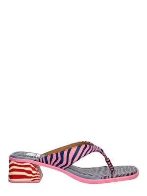 Camper Twins Zebra-print Sandals - Pink