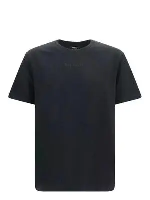 Balmain Logo-embroidered T-shirt - Black