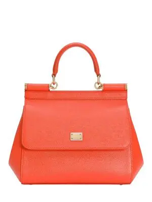 Dolce & Gabbana Dolce & Gabbana Medium Sicily Handbag Orange