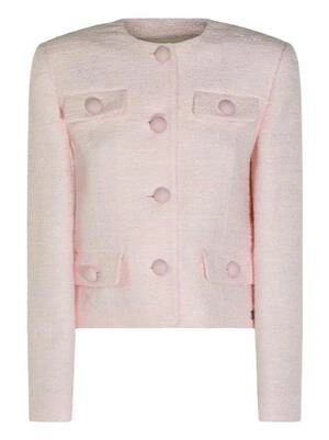 Valentino Garavani Valentino Crewneck Tweed Jacket No
