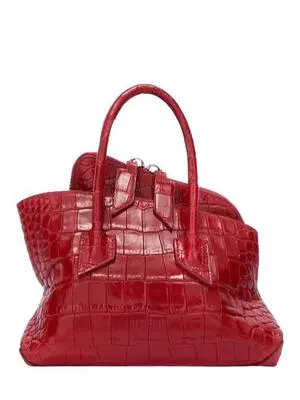 Attico La Passeggiata Mini Top Handle Bag - Red