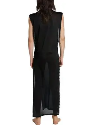 ROT The Vestal Button-fastening Dress - Black