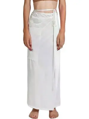 ROT Silk Pareo Skirt - Neutrals