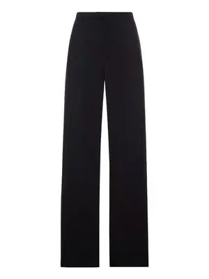 Gucci High-waisted Wide-leg Trousers - Black