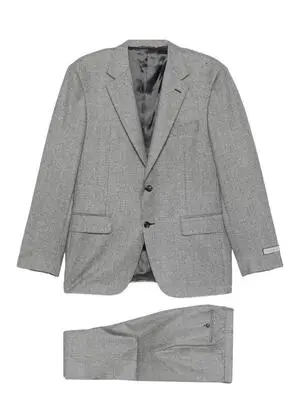 Canali Prince Of Wales Check Suit - Grey