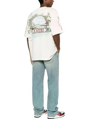 Amiri Vista Hj Skate Short-sleeved T-shirt - Neutrals