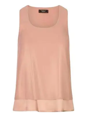 Peserico Metallic Layered Top - Pink