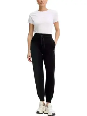 Armani Exchange Logo Patch Track Pants - Black