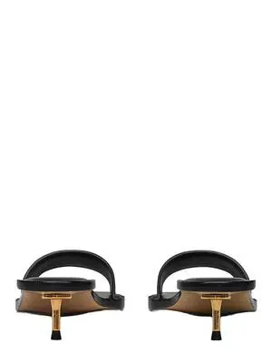 Nanushka Square-toe Heeled Sandals - Black